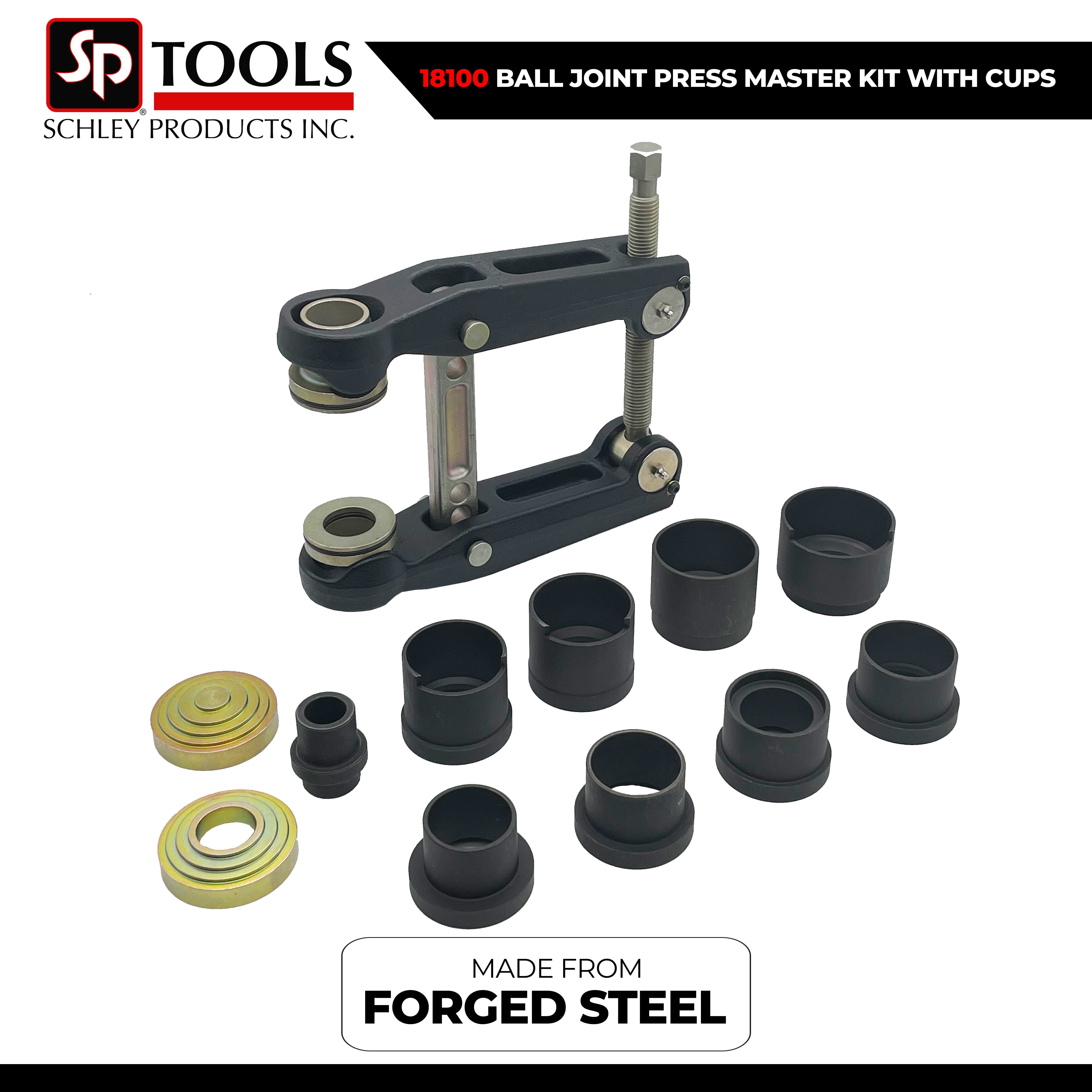 Schley Tools - 18100 Ball Joint Press Master Kit. Ram 2500, 3500, 4500, 5500