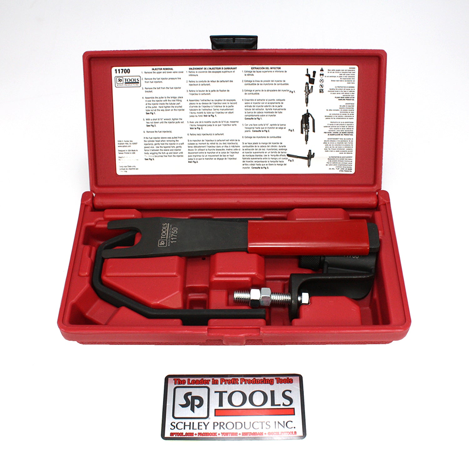 Schley Tools – 11700 LB7 6.6L TD Duramax Fuel Injector Puller Kit