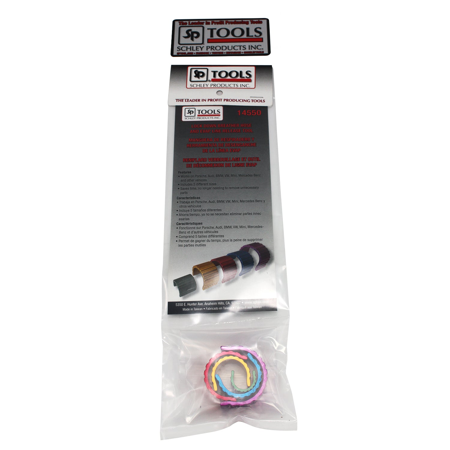 Schley Tools - 14550 PCV/EVAP Hose Release Tool Kit